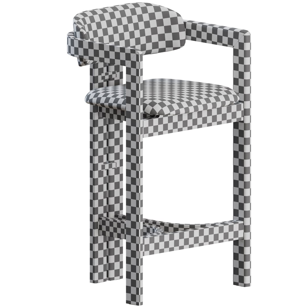 0419 Stool And Counter By Gallotti And Radice 3D Model - TurboSquid 2267108