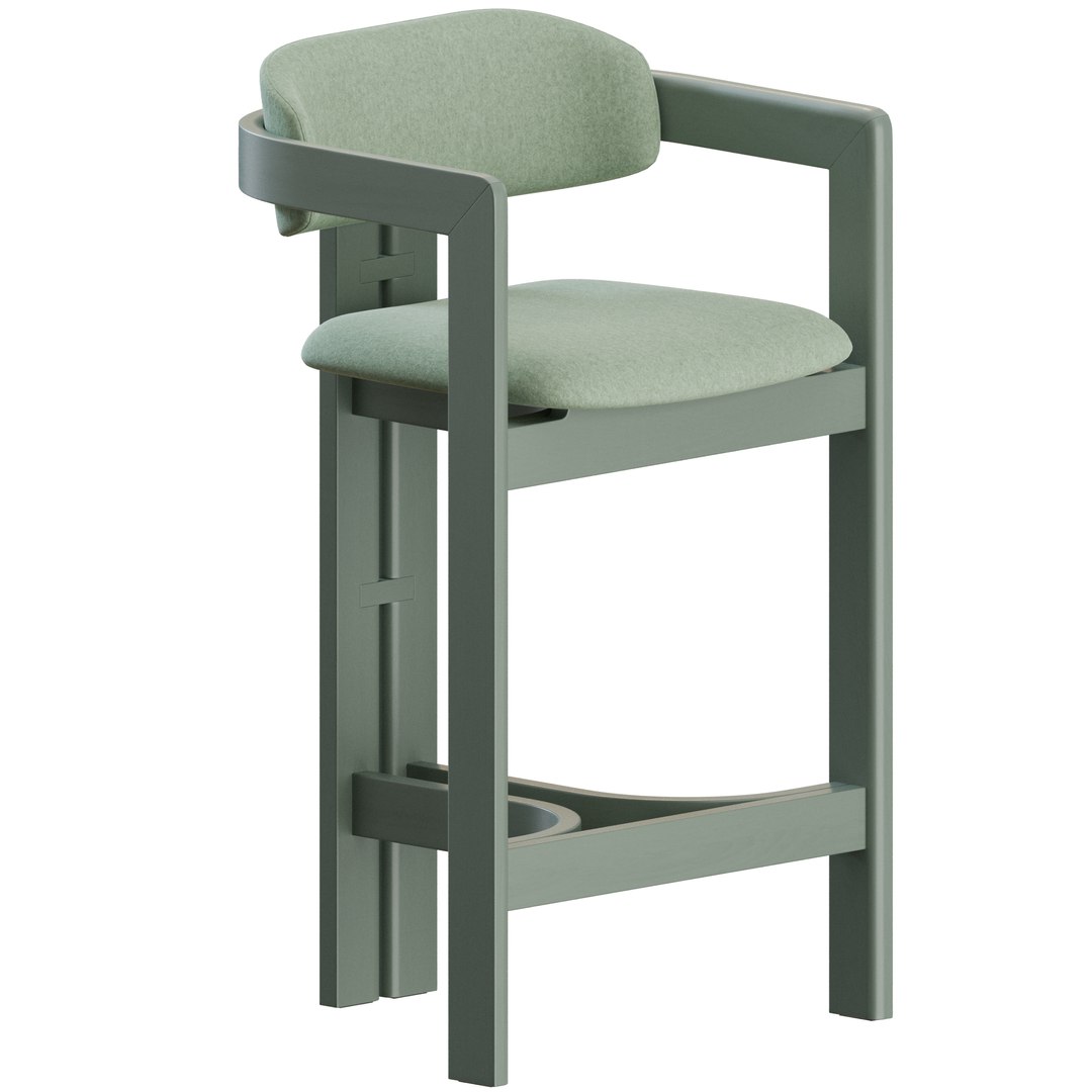 0419 Stool And Counter By Gallotti And Radice 3D Model - TurboSquid 2267108