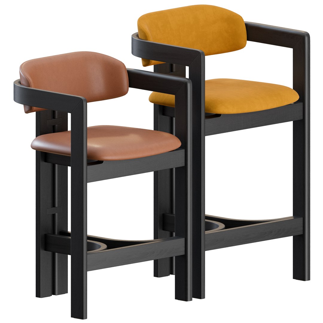 0419 Stool And Counter By Gallotti And Radice 3D Model - TurboSquid 2267108