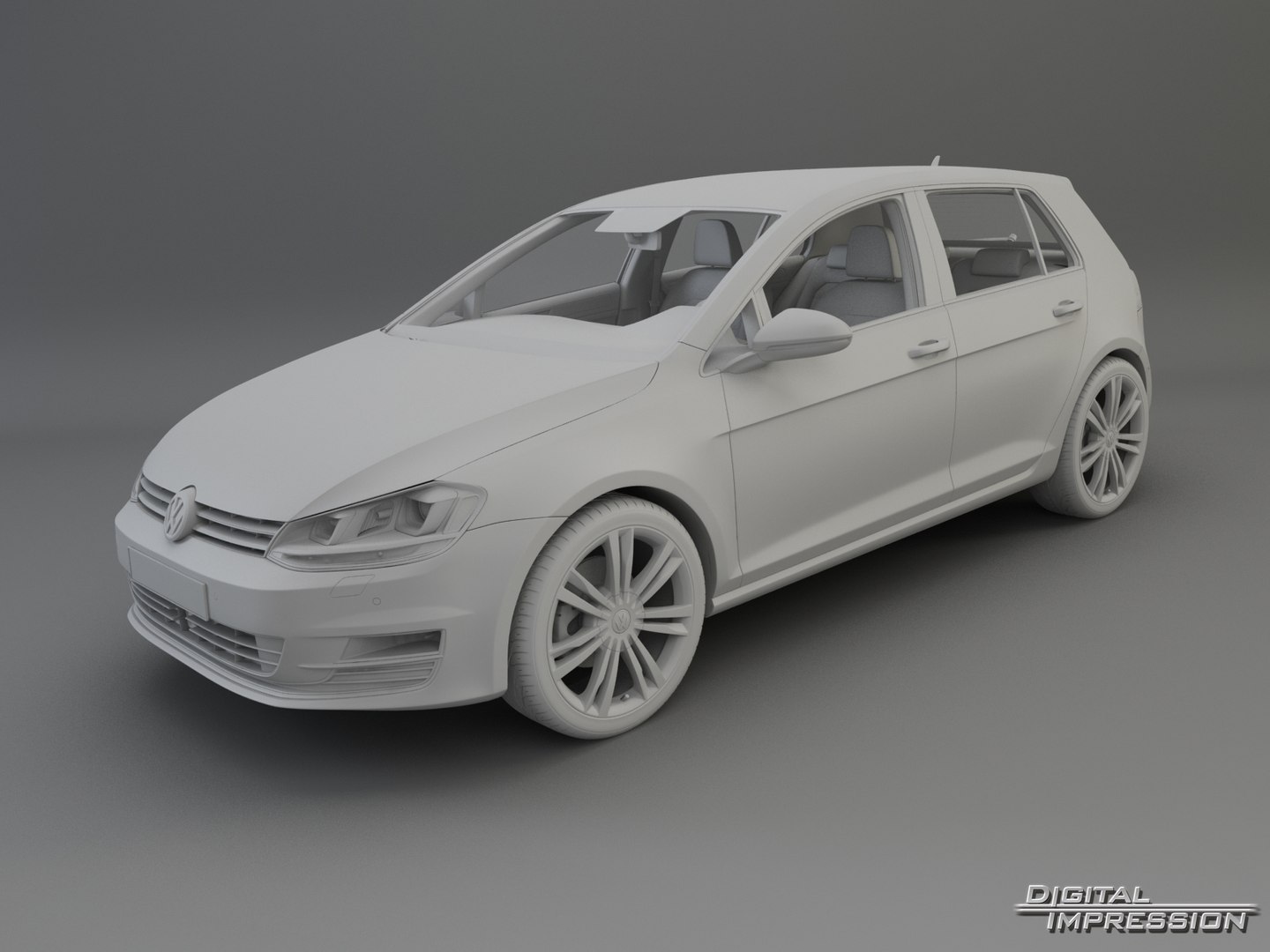 3d Golf 7 Model