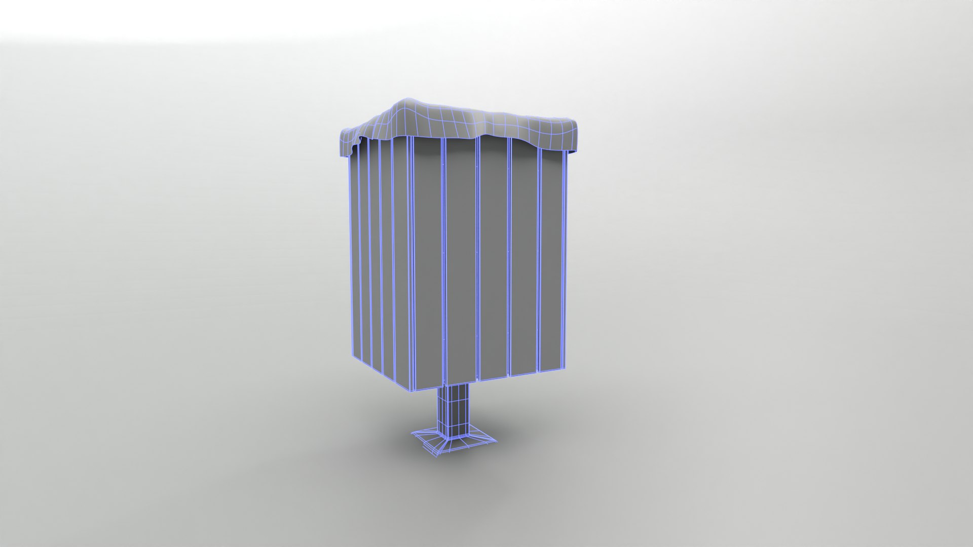 Modern Timber Street Bin Vol 05 - 4K Textures Game-Ready PBR 3D ...