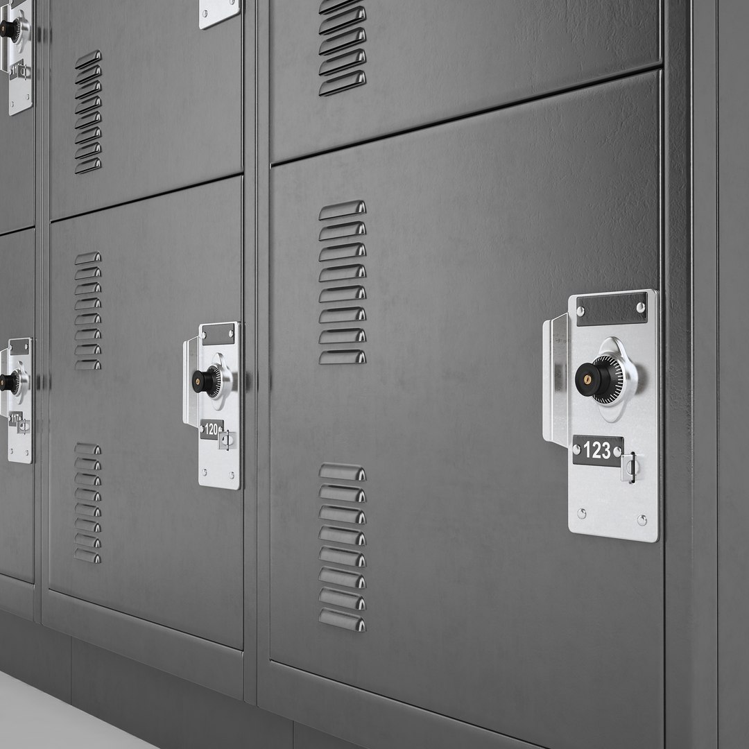 Deployable storage lockers 3D model - TurboSquid 1435303