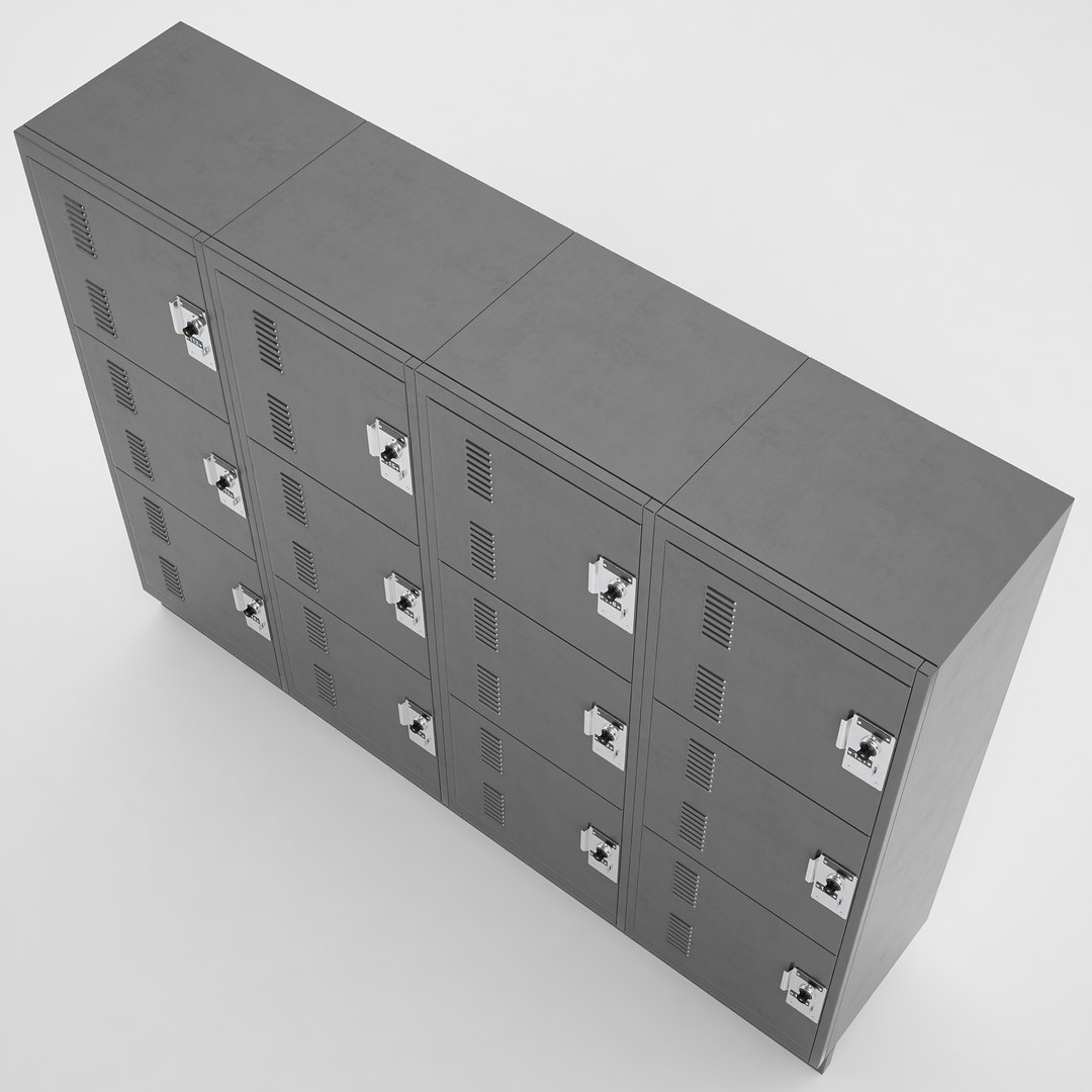 Deployable storage lockers 3D model - TurboSquid 1435303