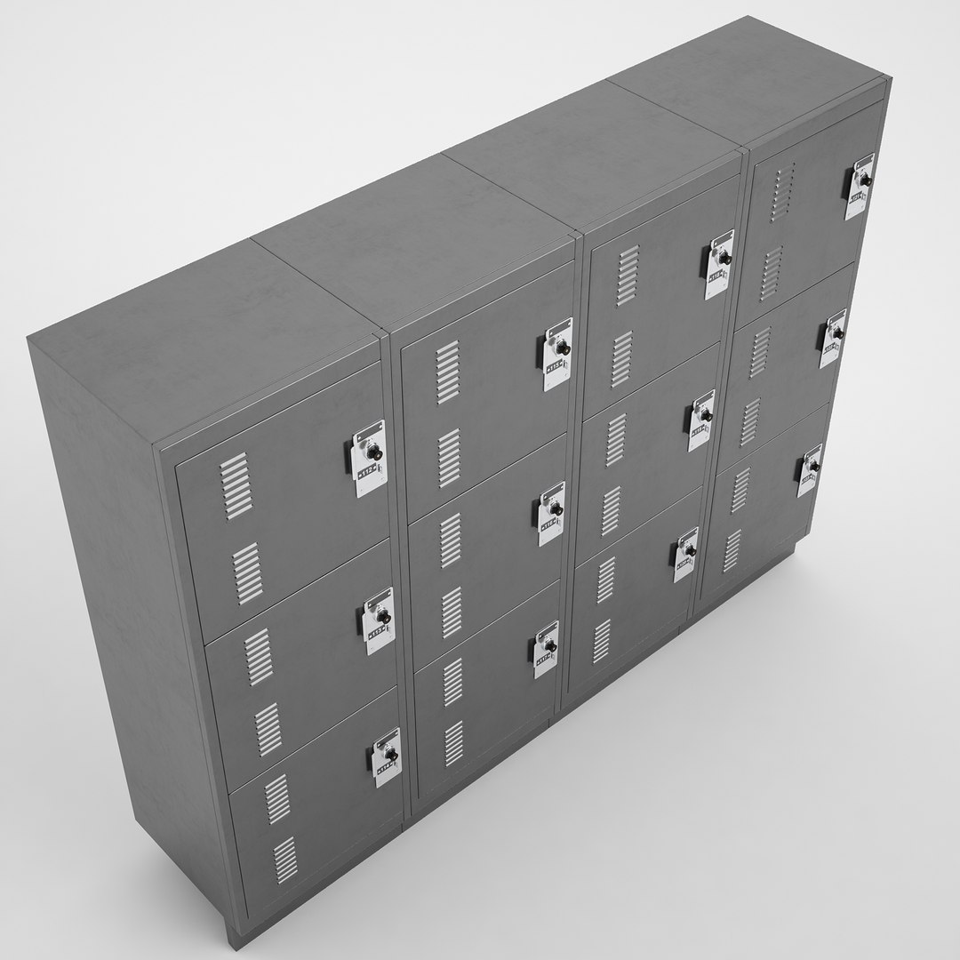 Deployable storage lockers 3D model - TurboSquid 1435303