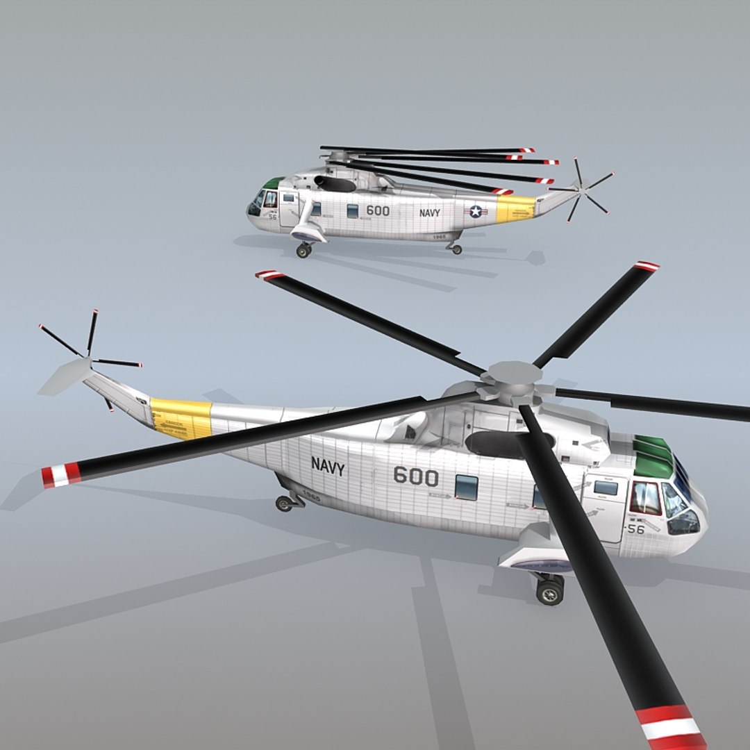 sikorsky sh-3 sea king 3d 3ds