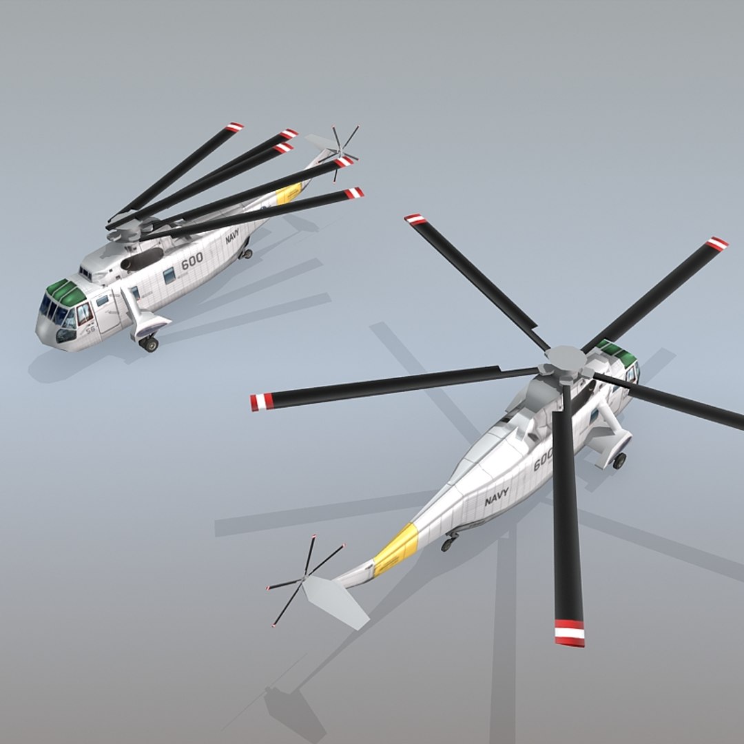 sikorsky sh-3 sea king 3d 3ds