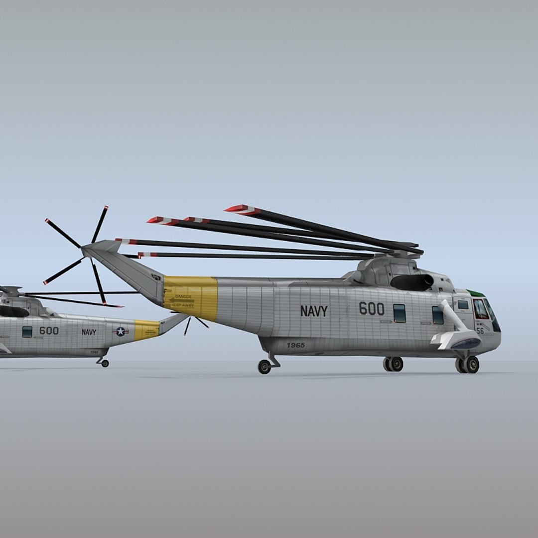 sikorsky sh-3 sea king 3d 3ds