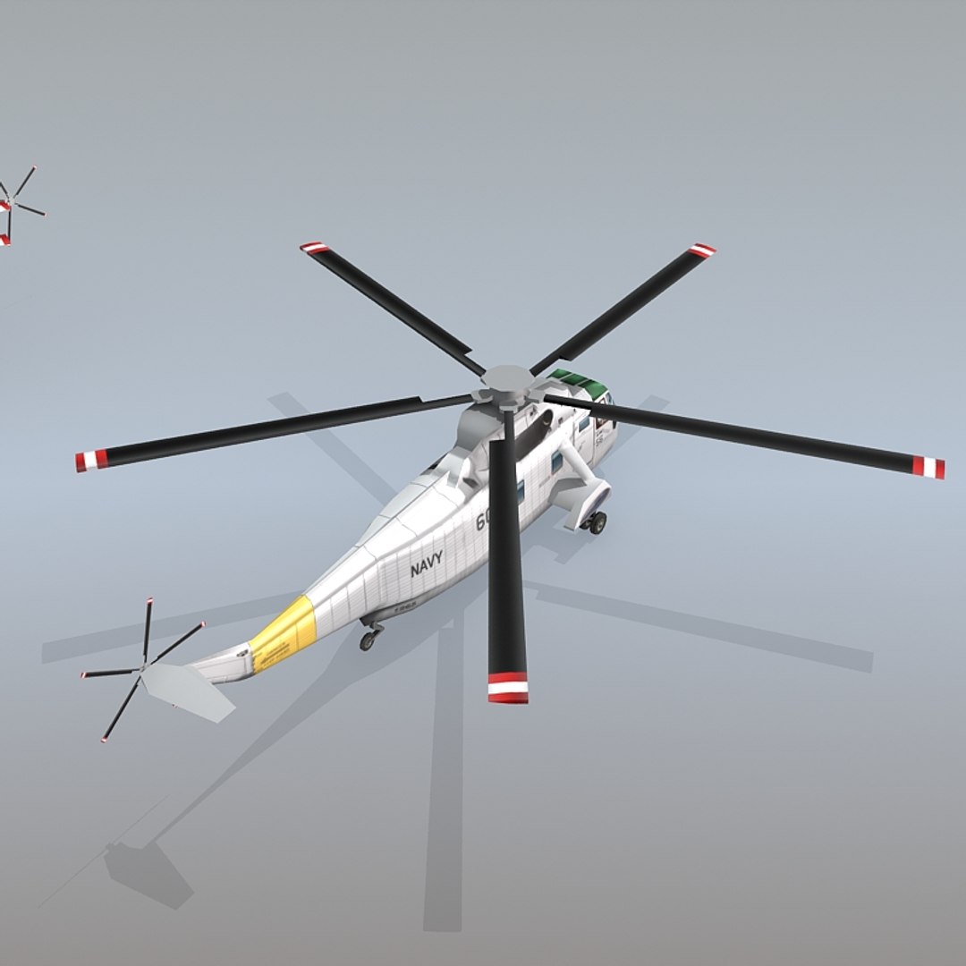 sikorsky sh-3 sea king 3d 3ds