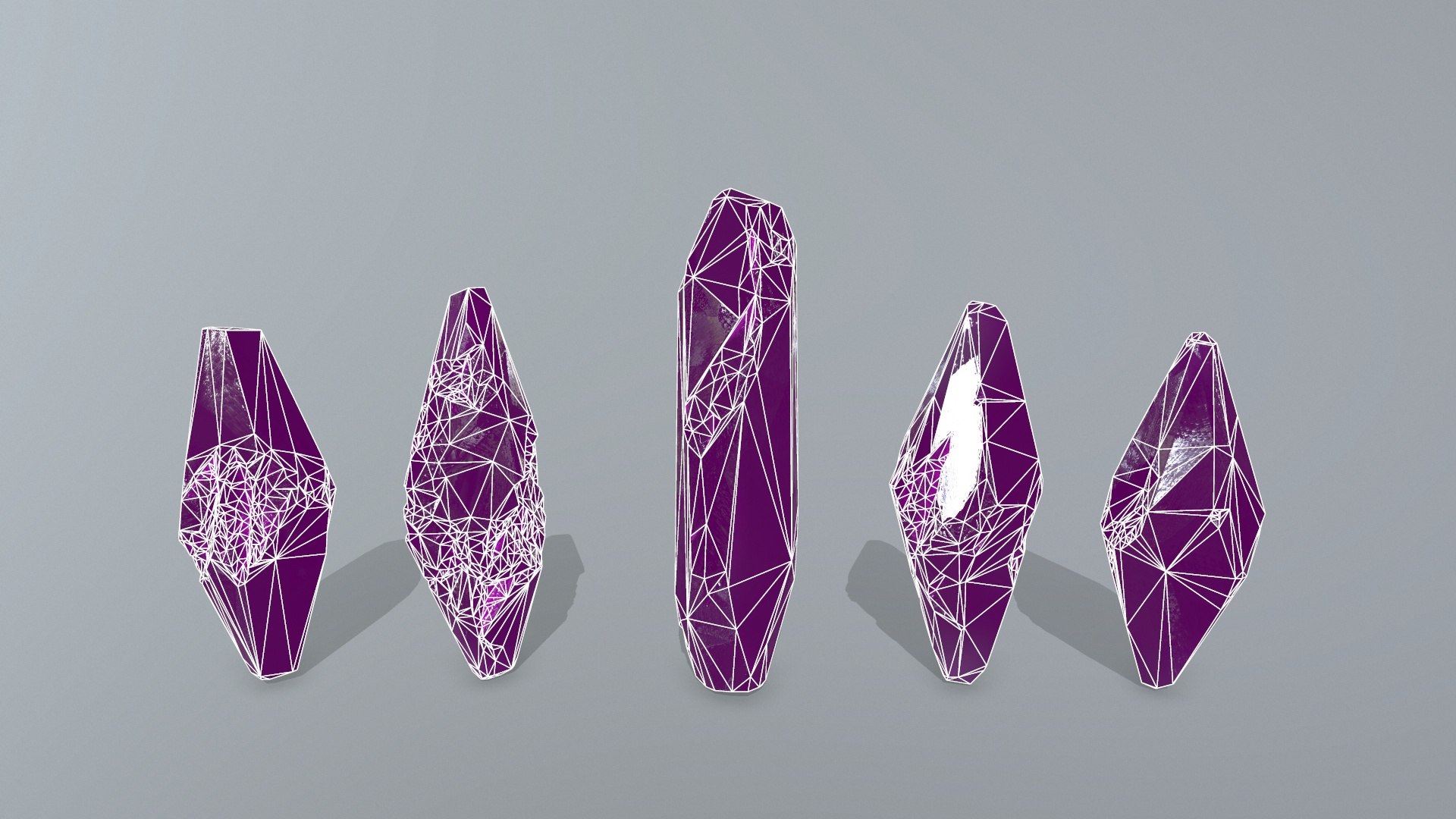 3D Crystal Set Model - TurboSquid 2275738