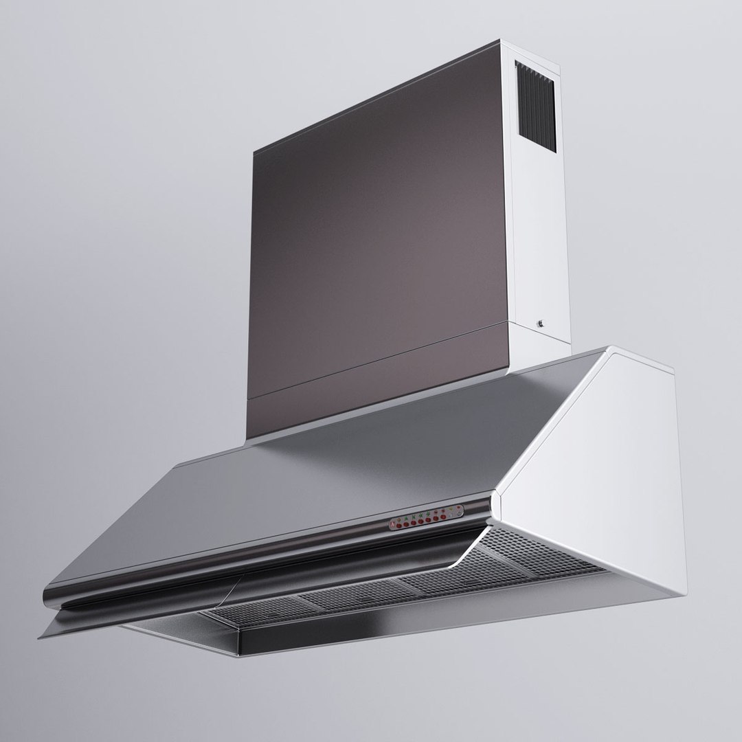 3d Alpes Inox Kitchen Hood Model
