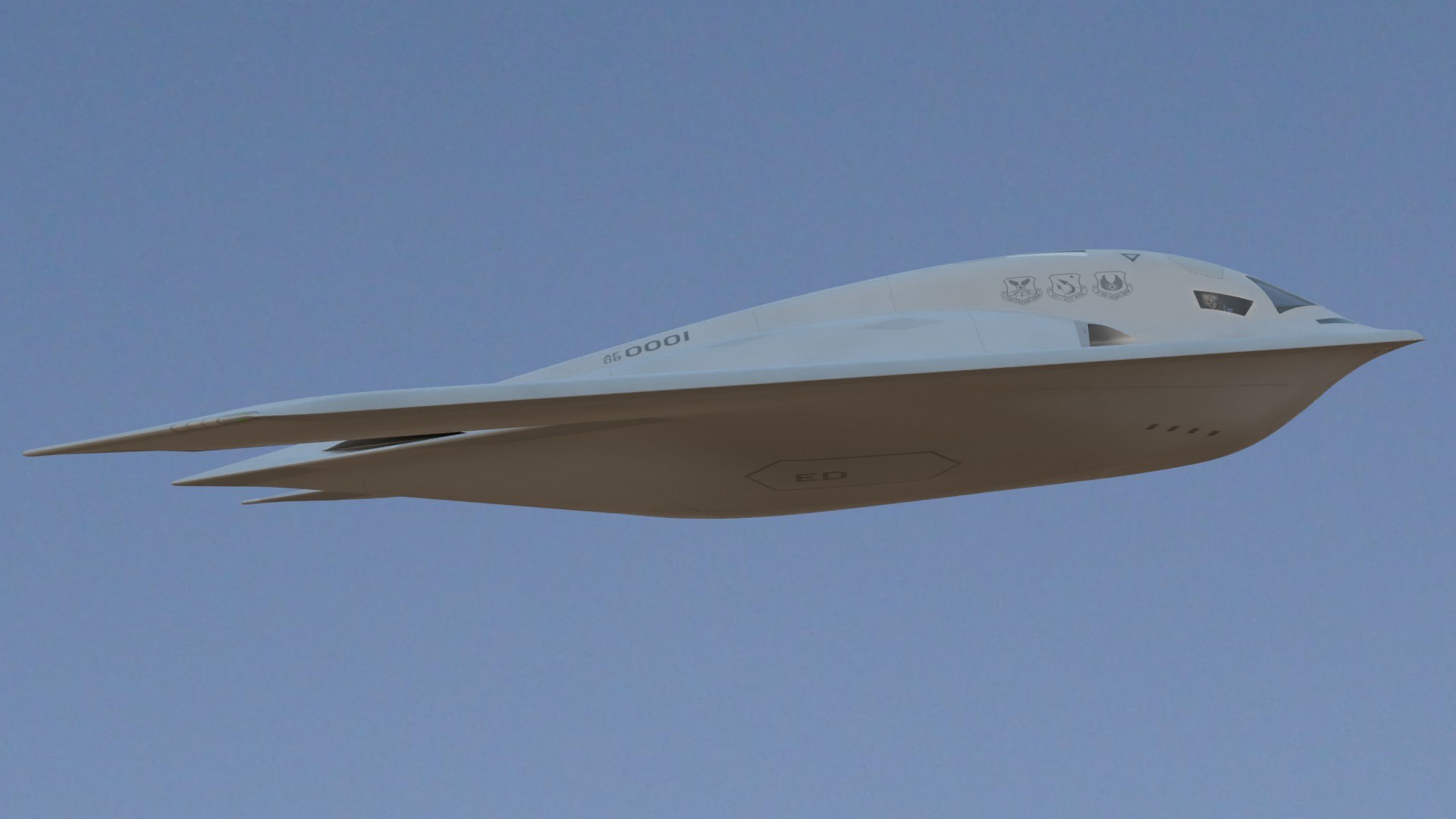 3D Northrop Grumman B-21 Raider SC Model - TurboSquid 2243019