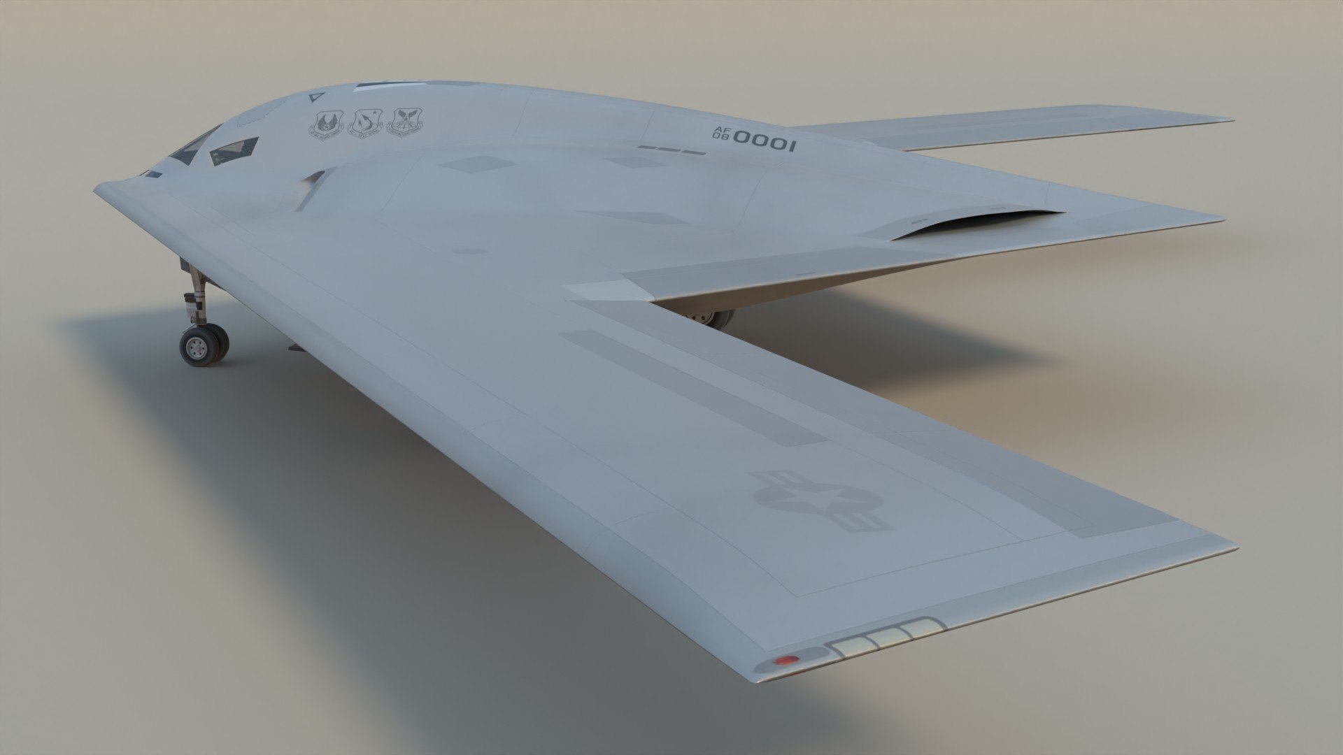 3D Northrop Grumman B-21 Raider SC Model - TurboSquid 2243019