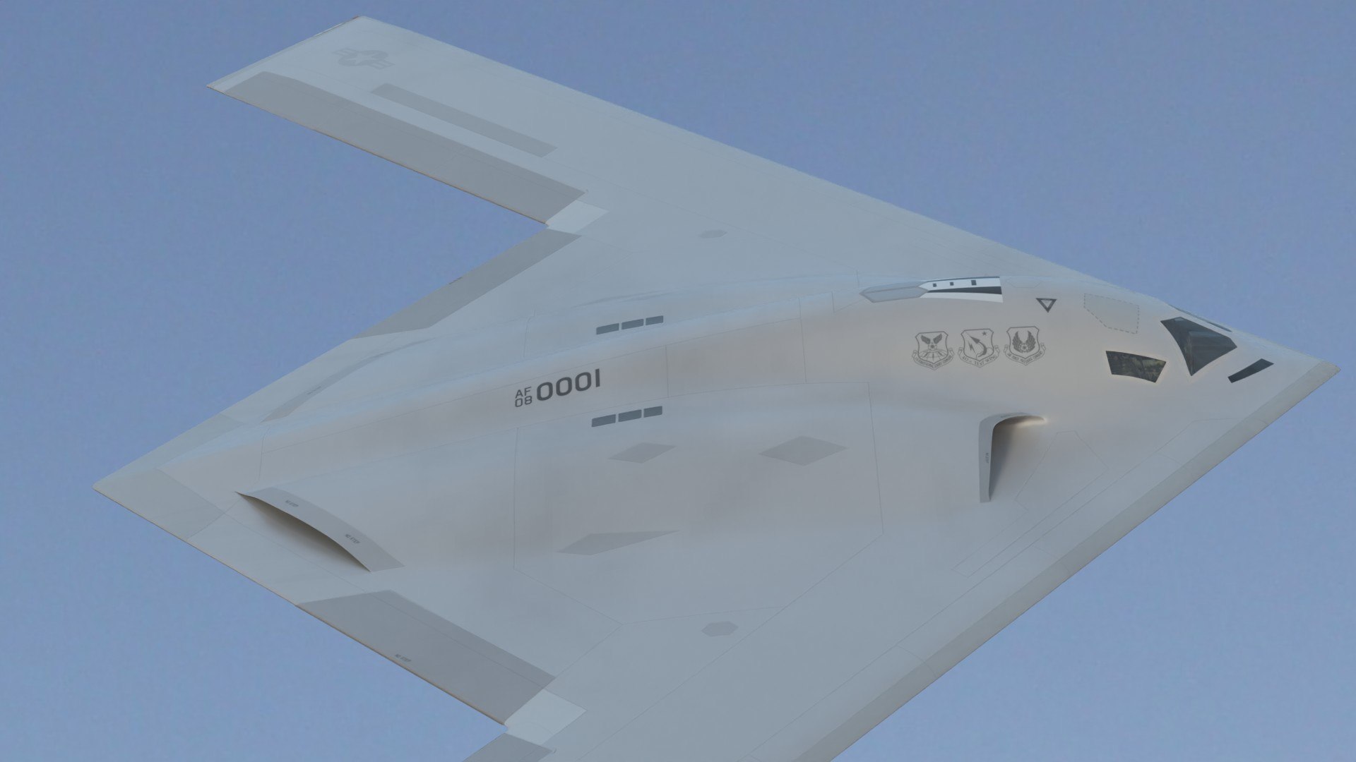 3D Northrop Grumman B-21 Raider SC Model - TurboSquid 2243019