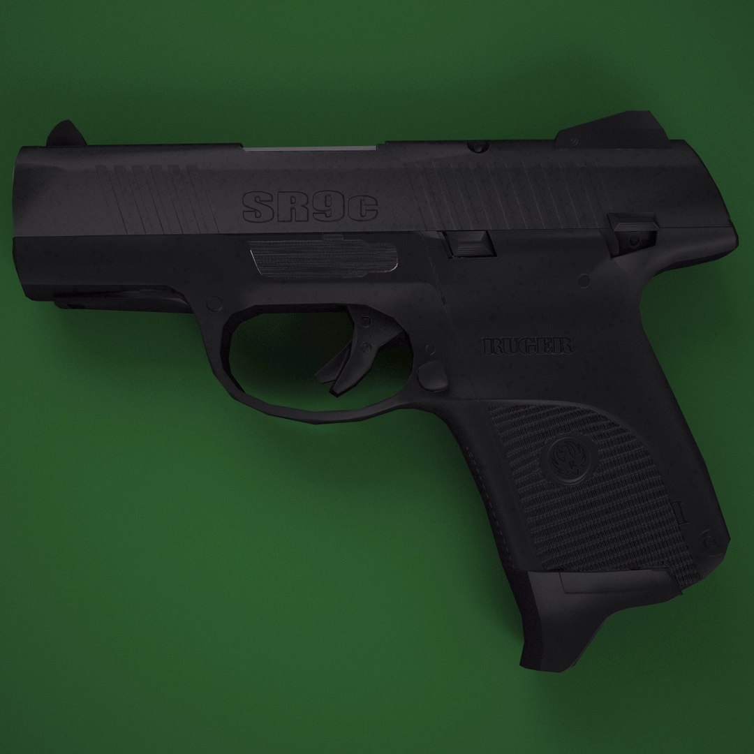 3ds Max Pistol Ruger Sr9