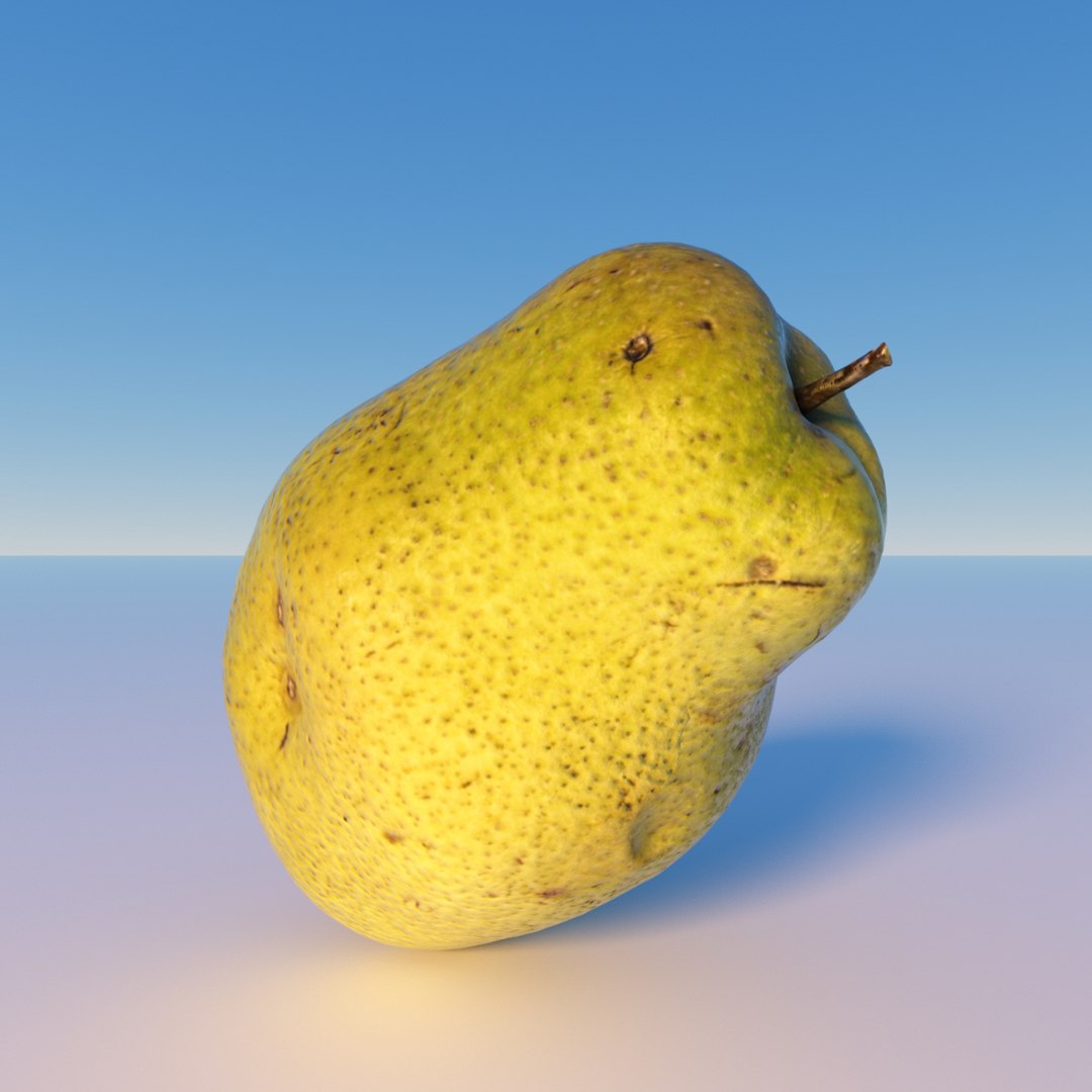 Photorealistic 3D Scan Of Pear Model - TurboSquid 2228655