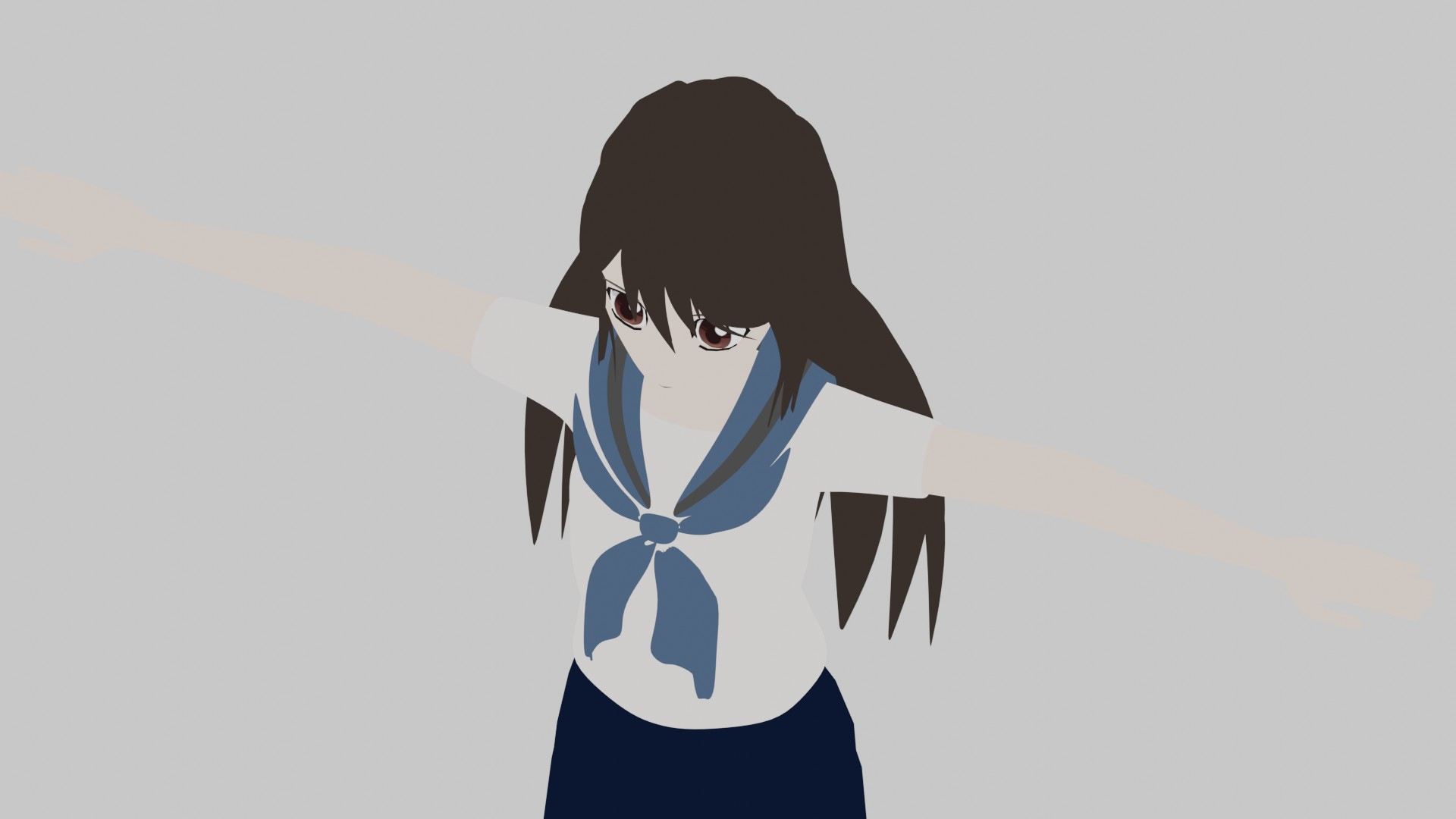 3D ANIME GIRL BLENDER model - TurboSquid 1750722