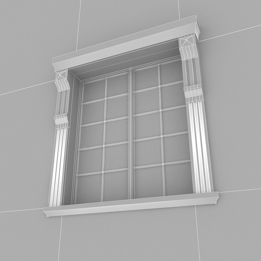 Window Frame Model - TurboSquid 1446270