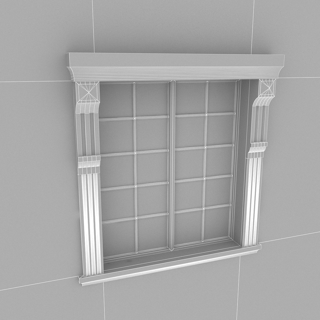 Window Frame Model - TurboSquid 1446270