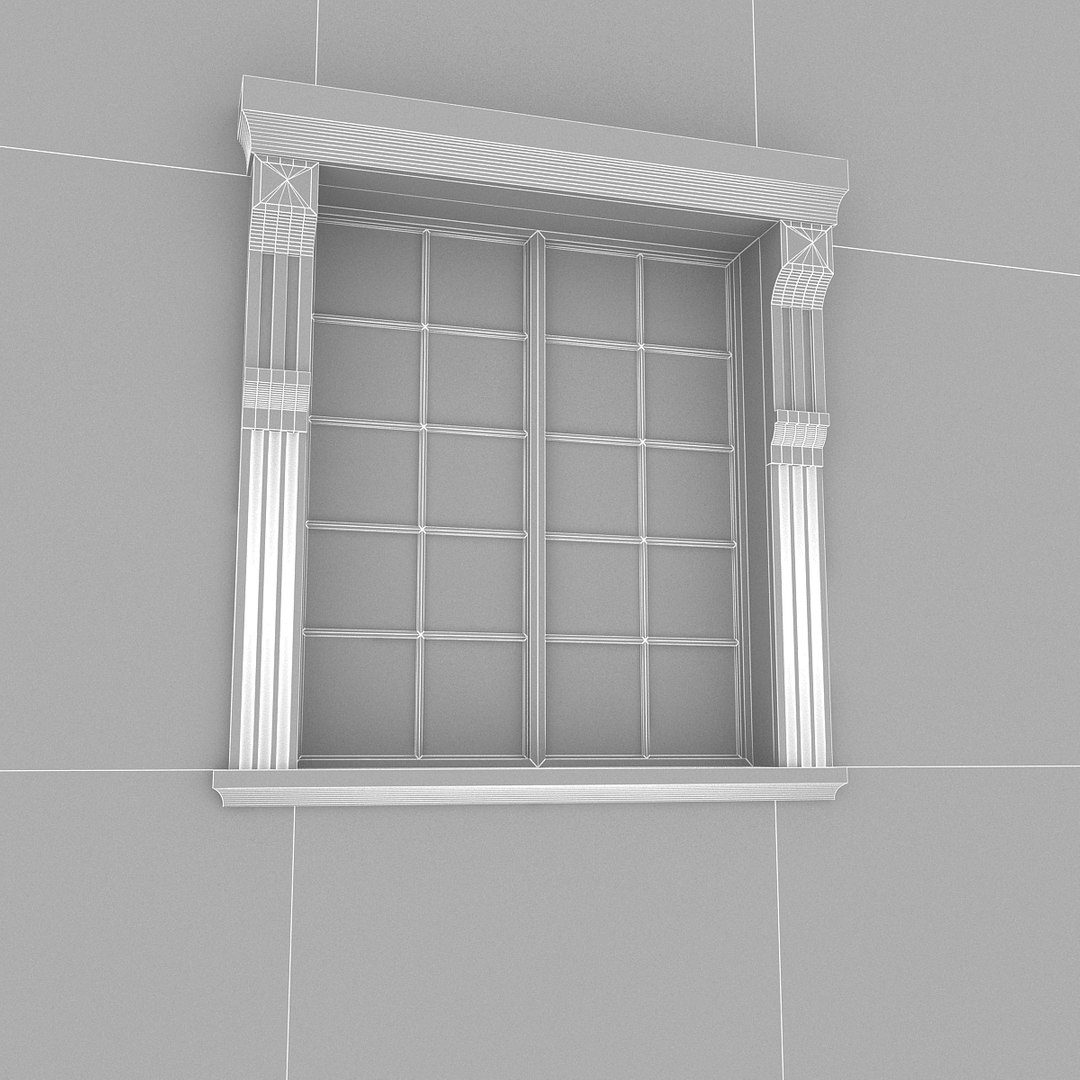 Window Frame Model - TurboSquid 1446270