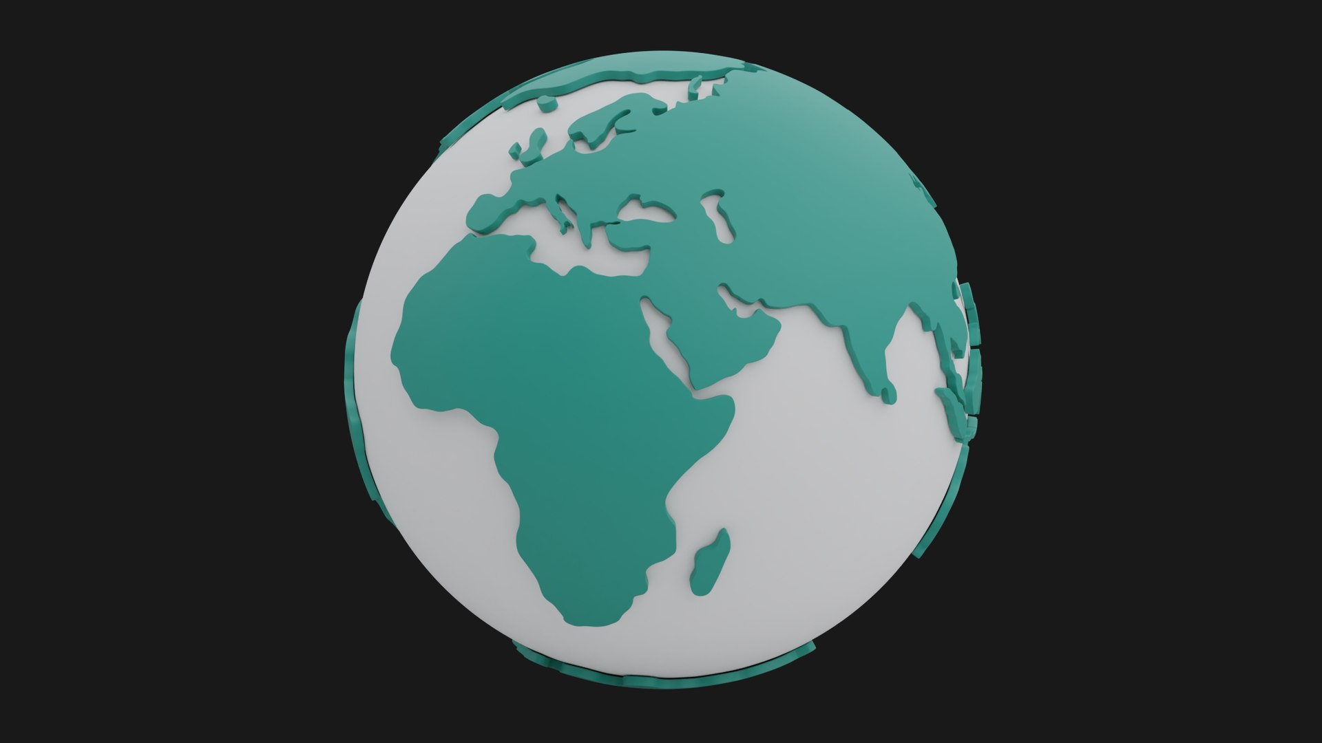 3d Globe Earth Model