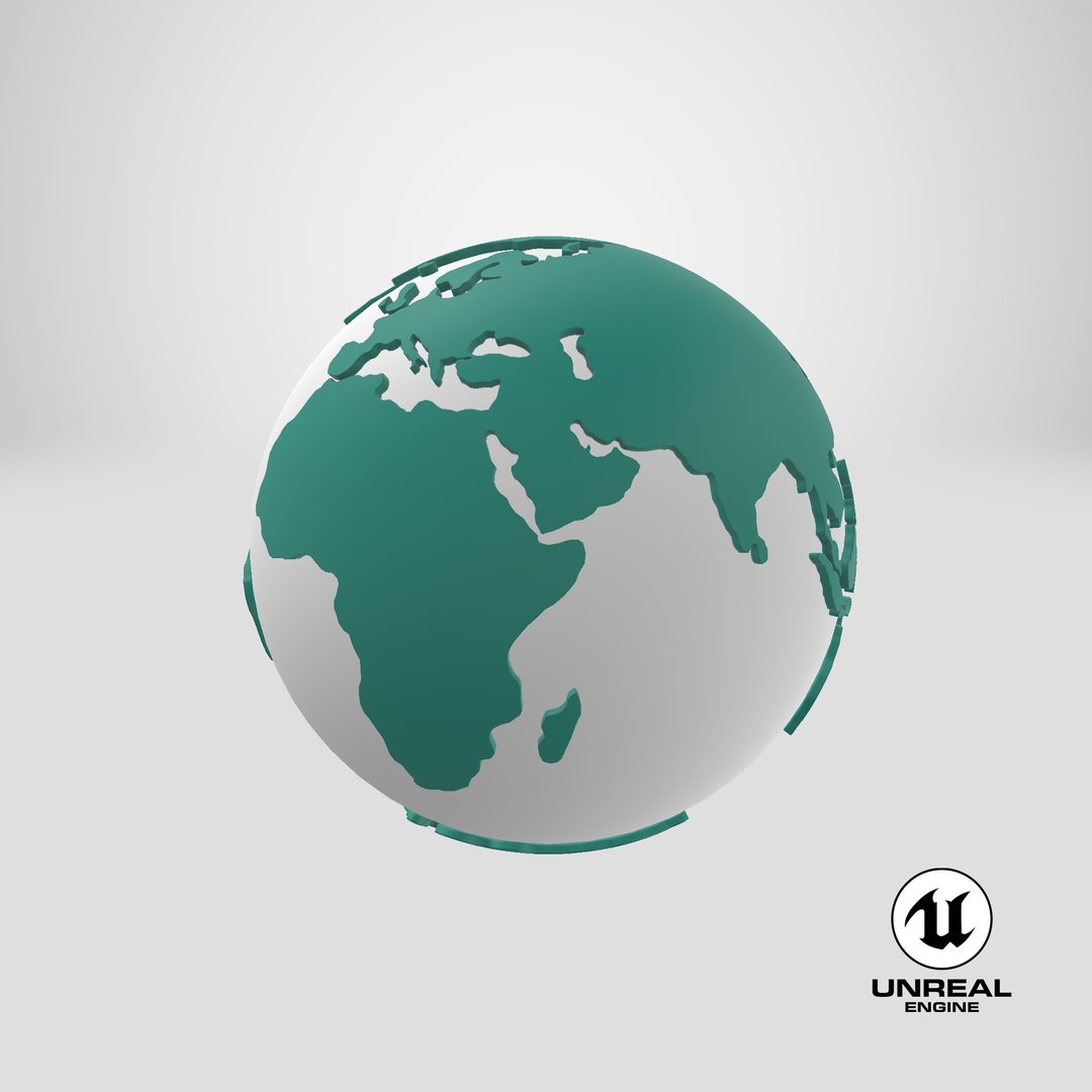 3d globe earth model