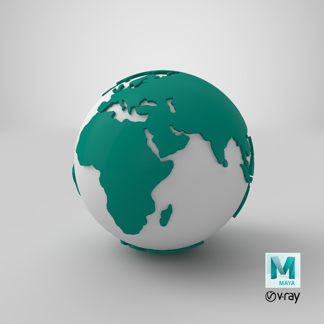 3d Globe Earth Model