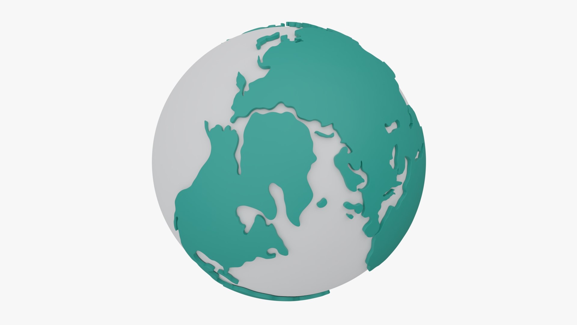 3d Globe Earth Model