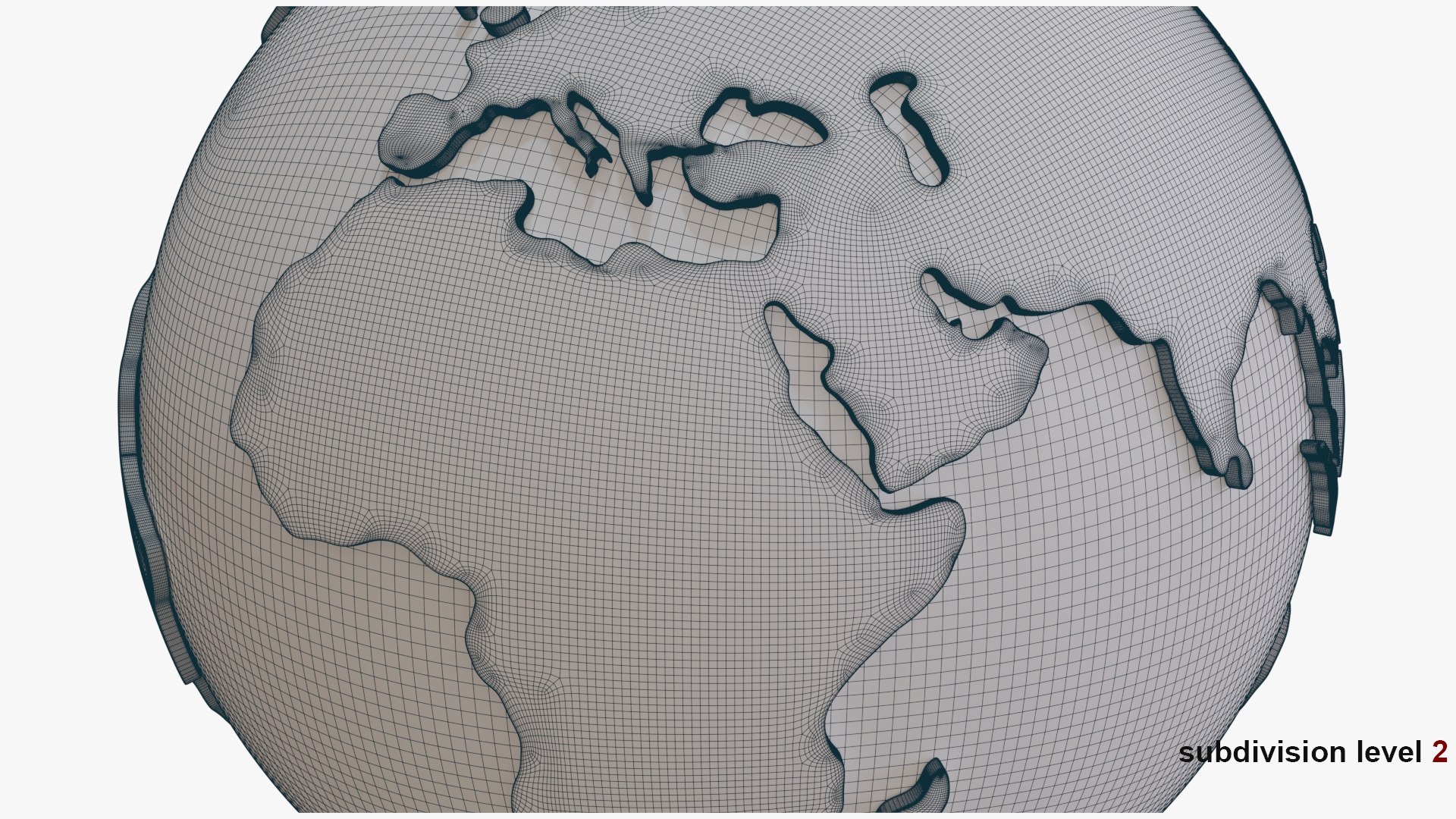 3d Globe Earth Model