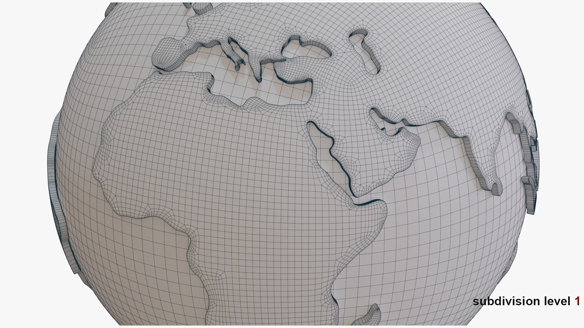 3d Globe Earth Model