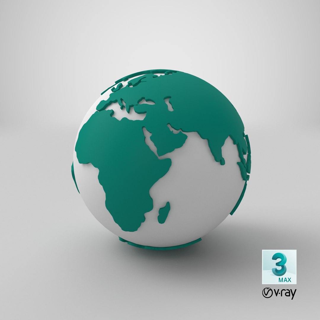 3d globe earth model