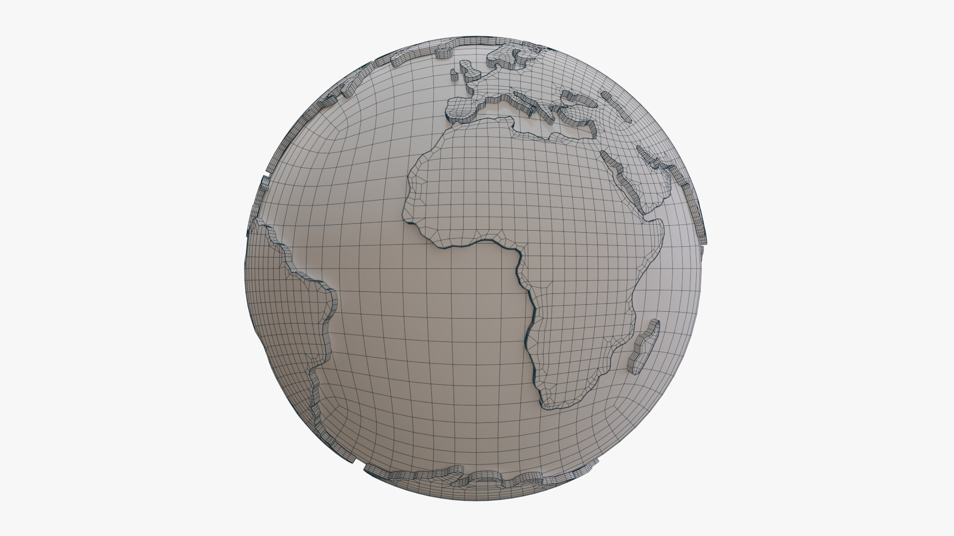 3d Globe Earth Model
