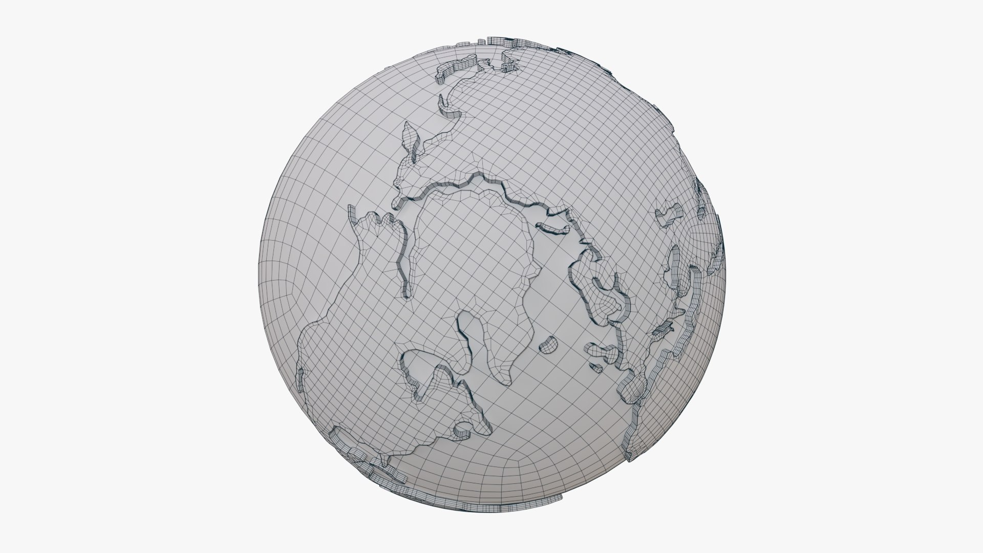 3d Globe Earth Model