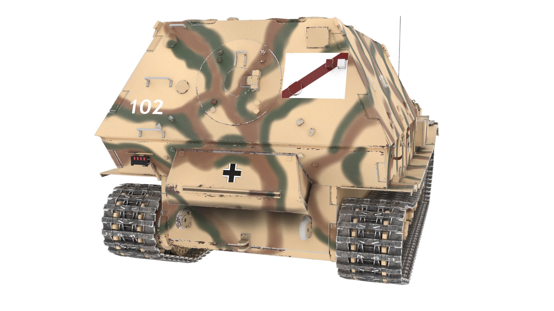 Ferdinand Tank 3d Max