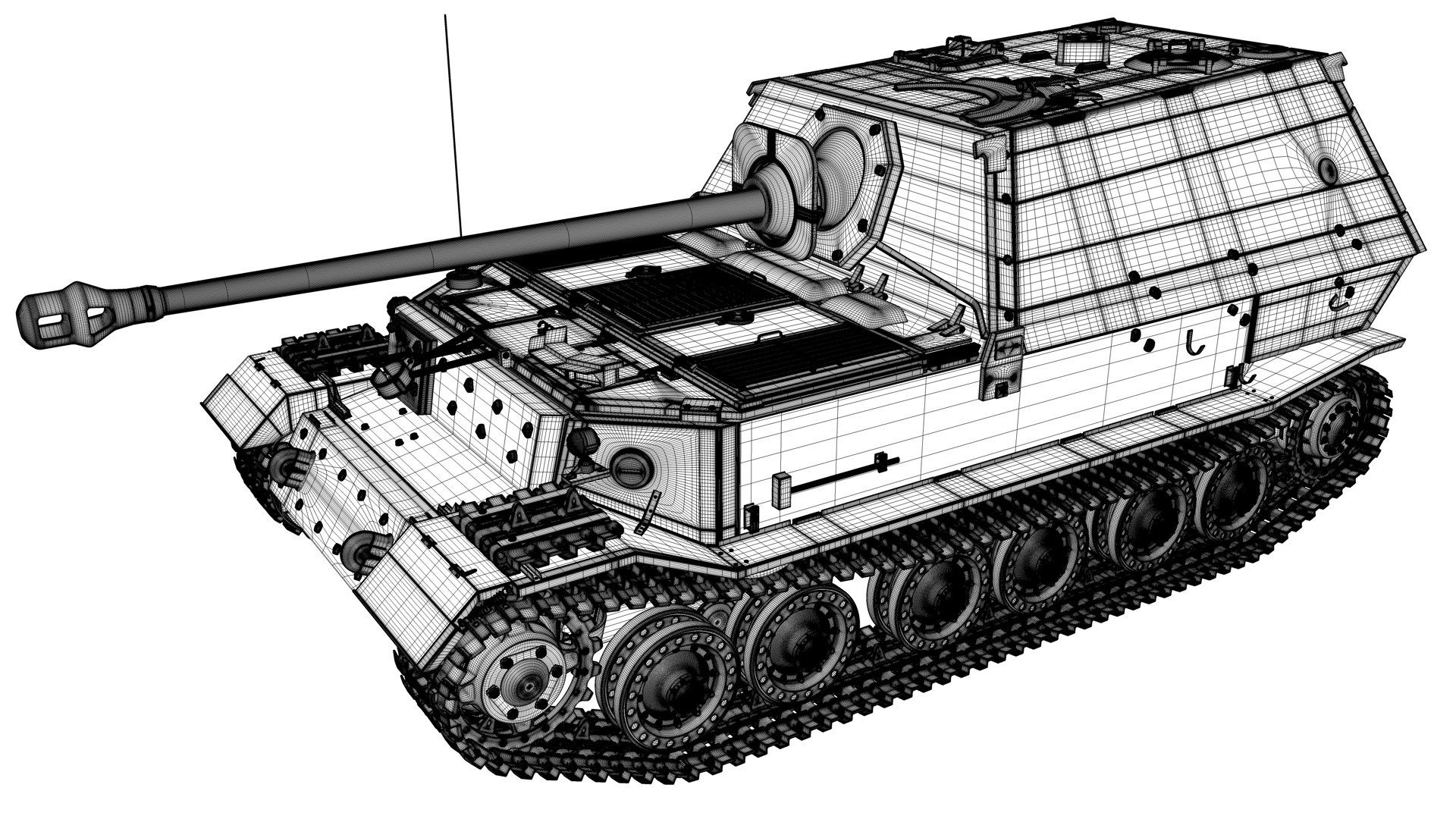 Ferdinand Tank 3d Max