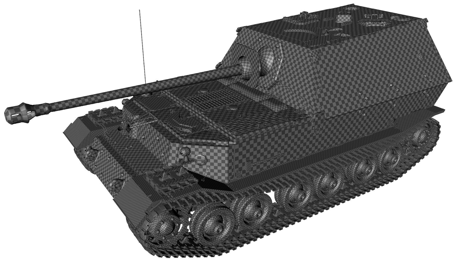 Ferdinand Tank 3d Max