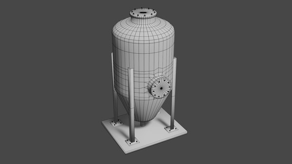 Oil tank model - TurboSquid 1674824