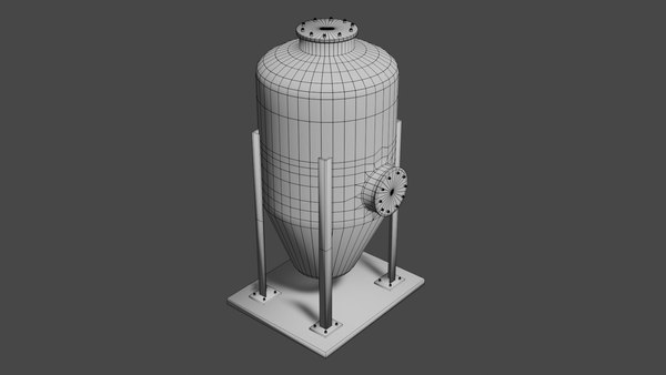 Oil tank model - TurboSquid 1674824