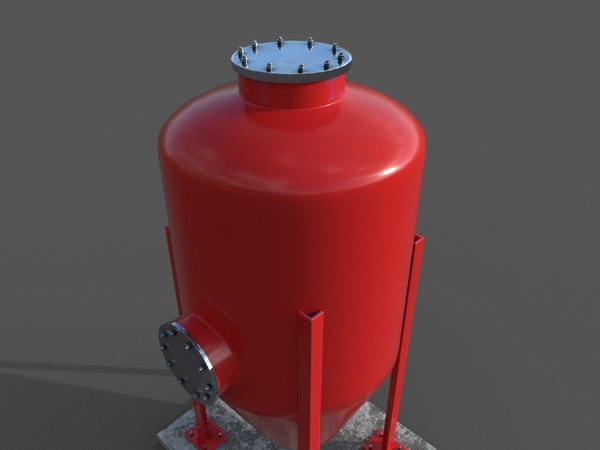 Oil tank model - TurboSquid 1674824