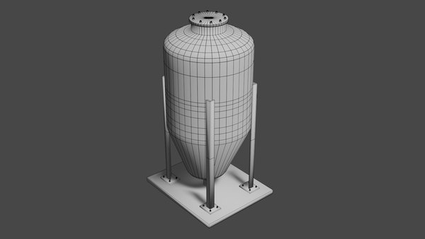 Oil tank model - TurboSquid 1674824