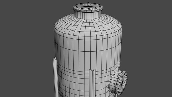 Oil tank model - TurboSquid 1674824