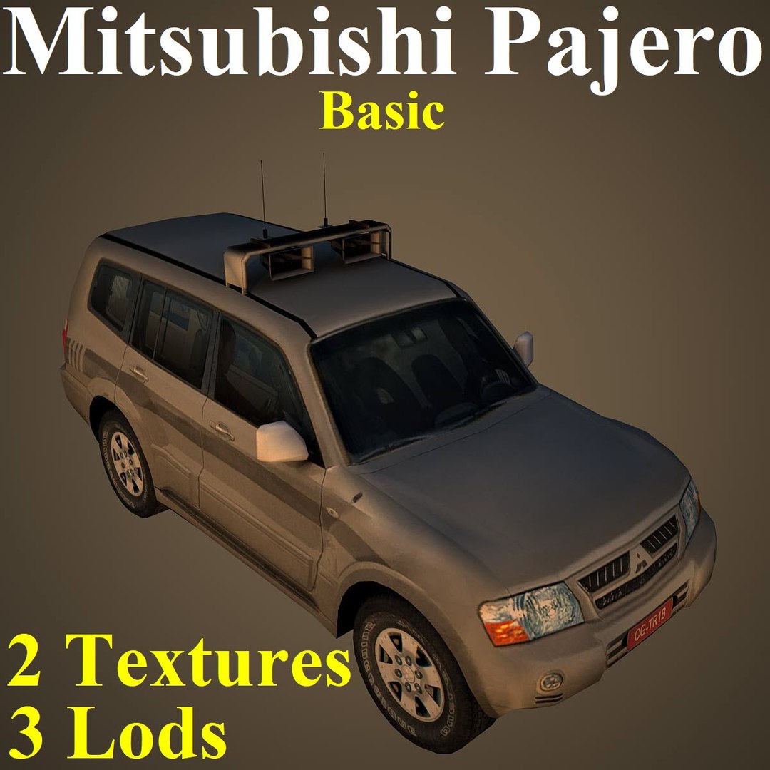 3D Model Mitsubishi Pajero Basic - TurboSquid 1164159