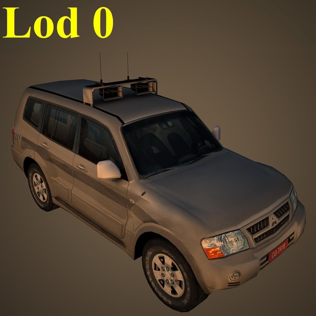 3D Model Mitsubishi Pajero Basic - TurboSquid 1164159