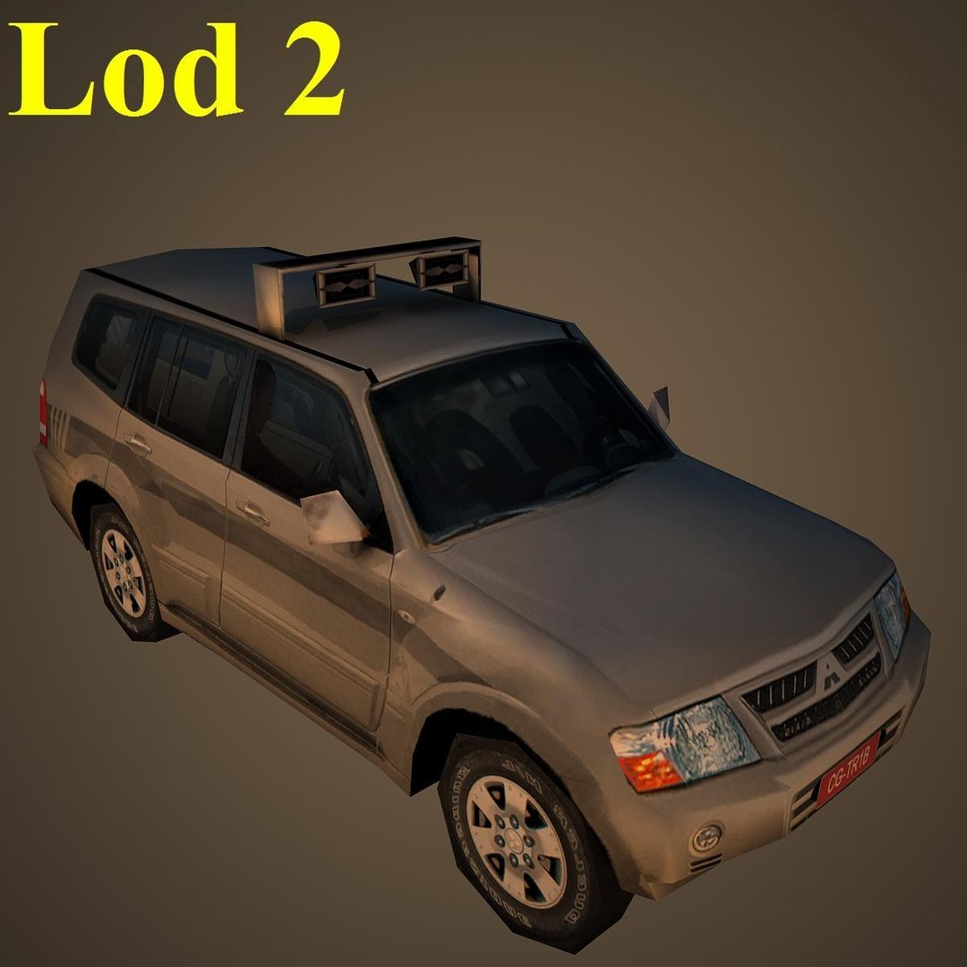 3D Model Mitsubishi Pajero Basic - TurboSquid 1164159