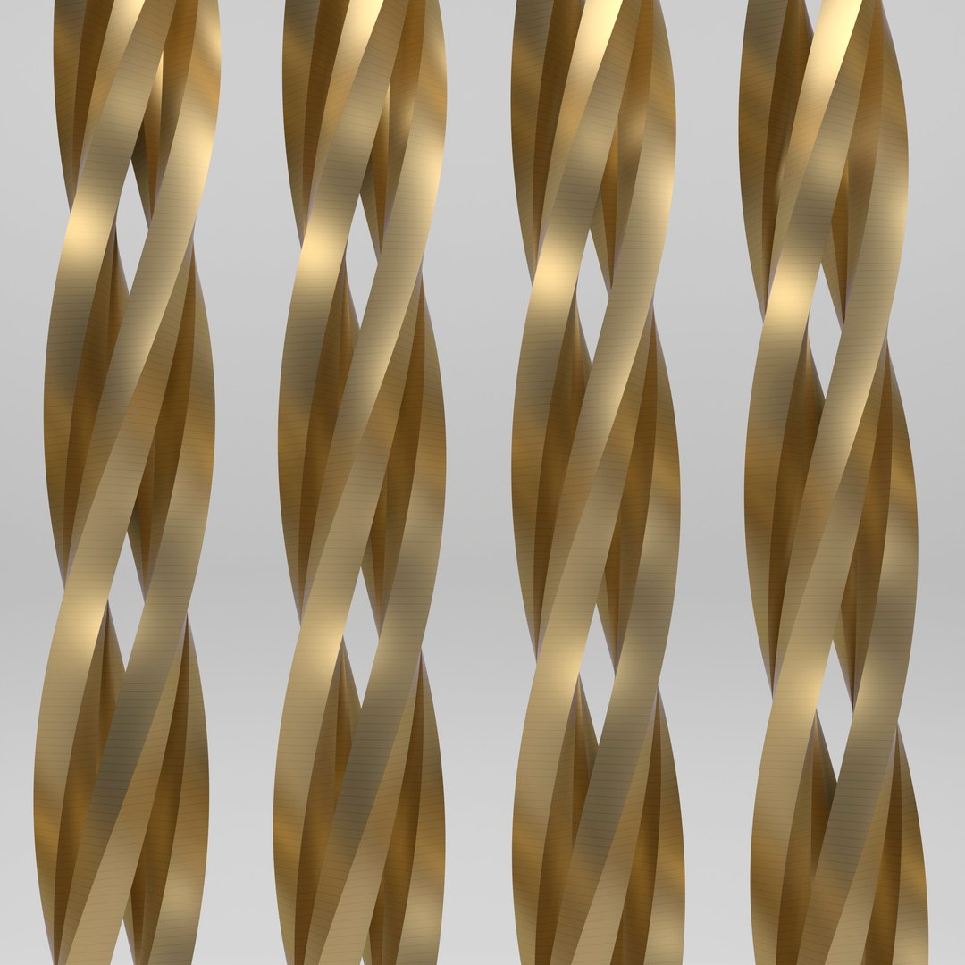 3D Model Twisted Baluster - TurboSquid 2279147