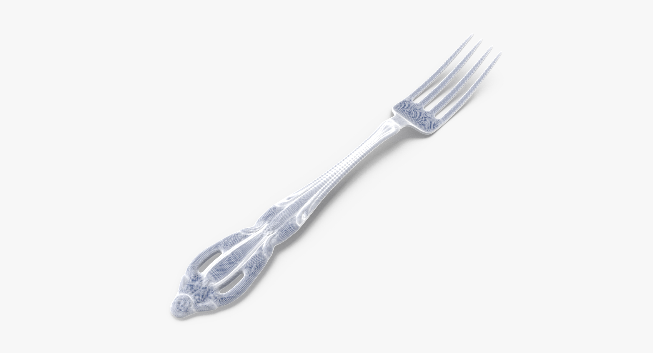 Formal silverware fork big 3D model - TurboSquid 1235466