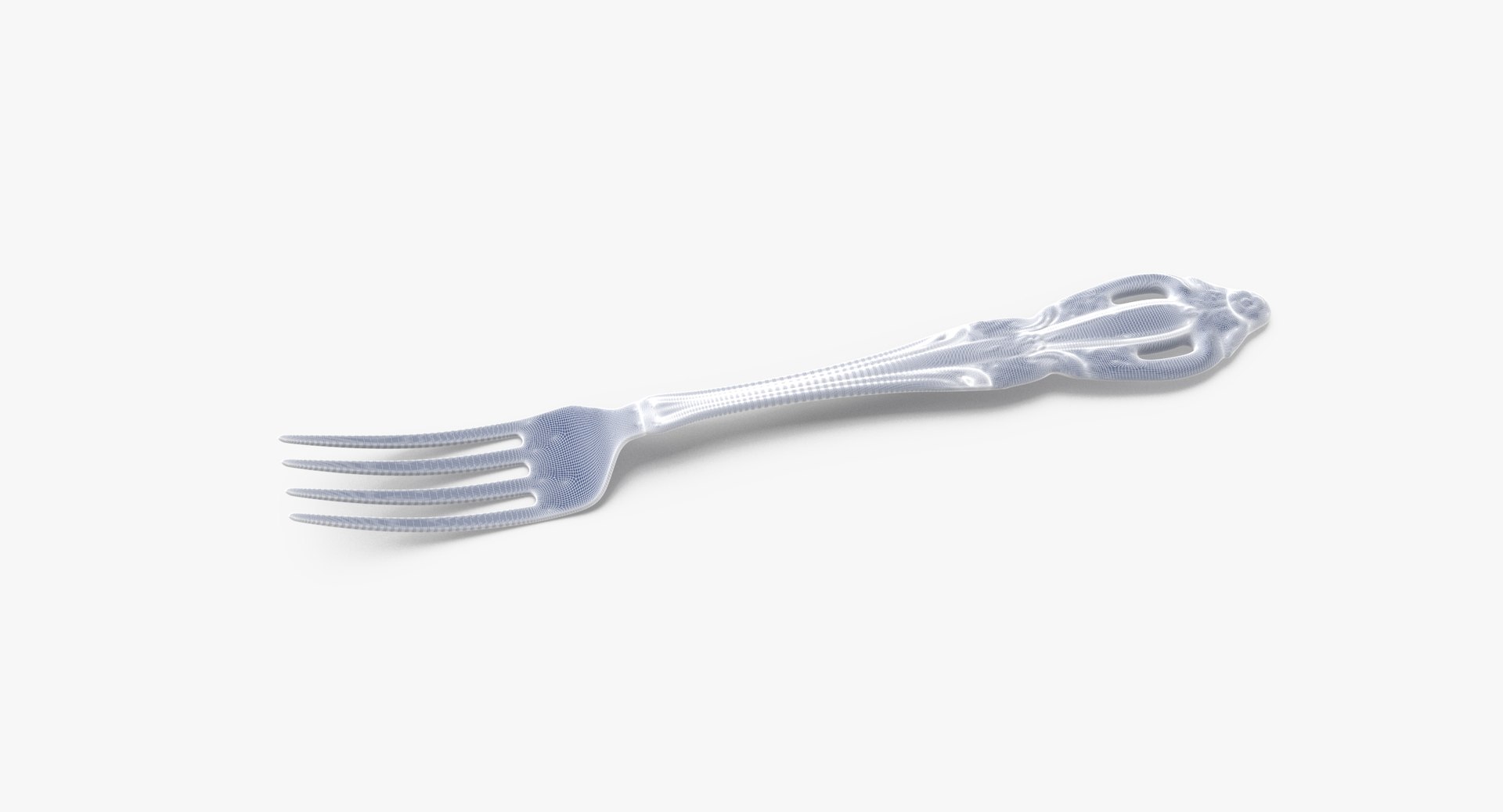 Formal Silverware Fork Big 3D Model - TurboSquid 1235466