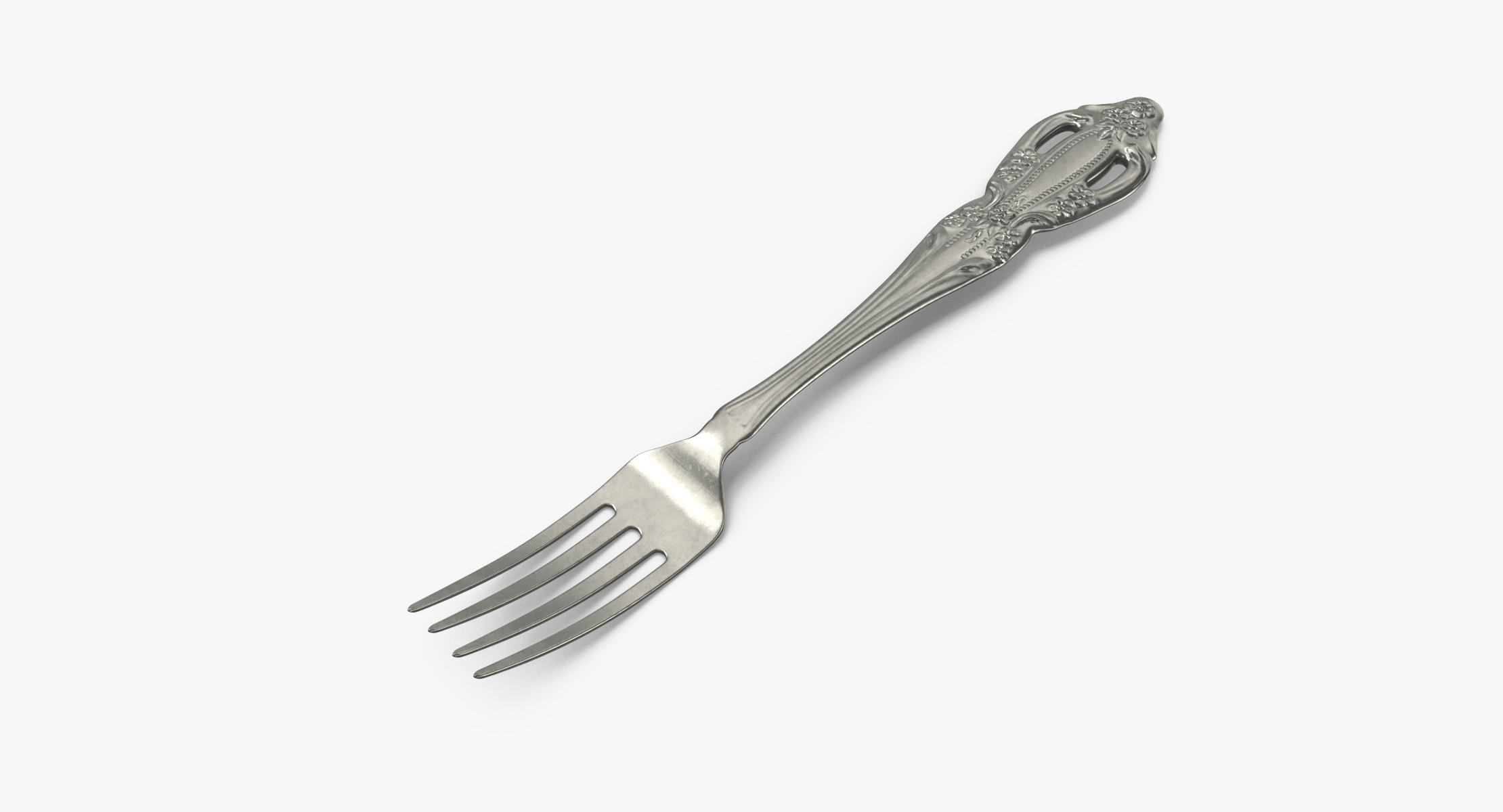 Formal silverware fork big 3D model - TurboSquid 1235466