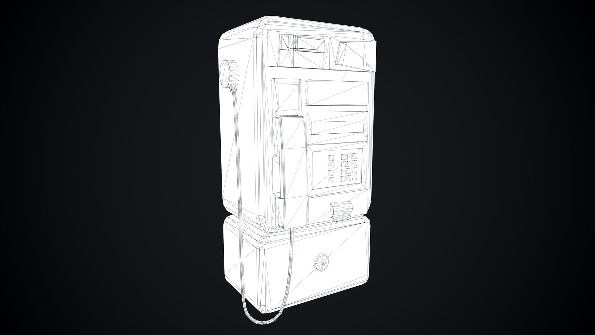 3D Payphone Phone Model - TurboSquid 1678653
