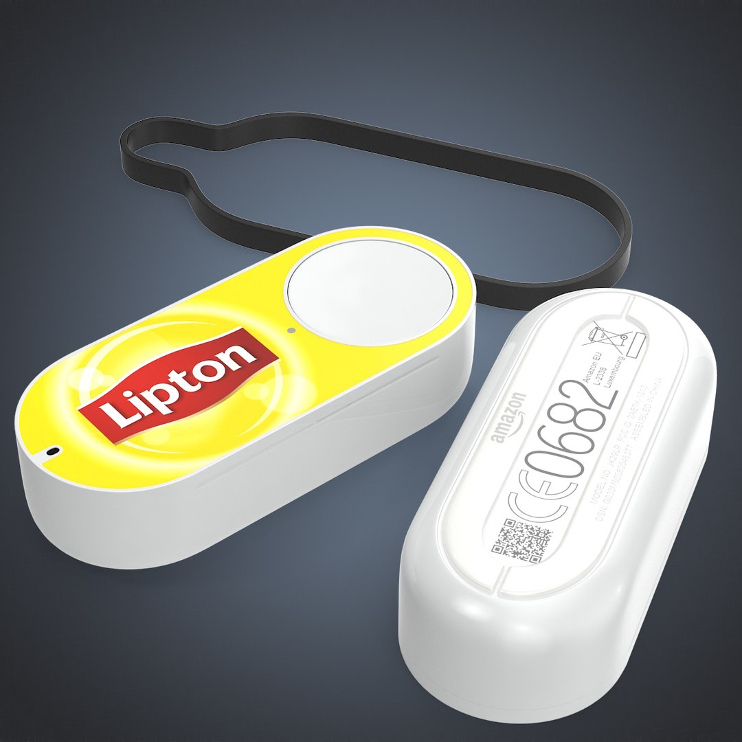 Amazon Dash Button 3D Model - TurboSquid 1152453