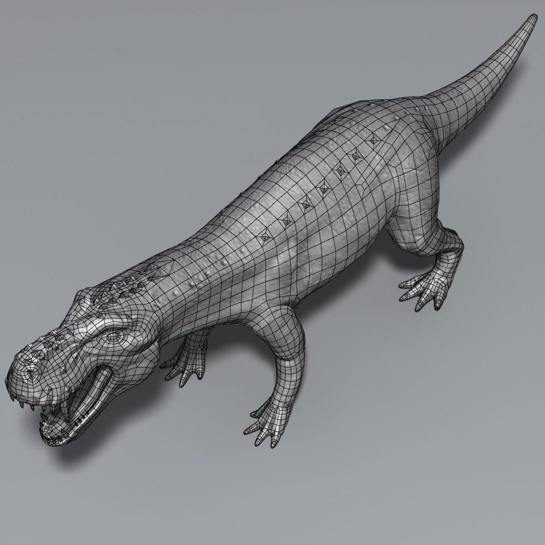 3d Dinosaurs Gorgonops Model